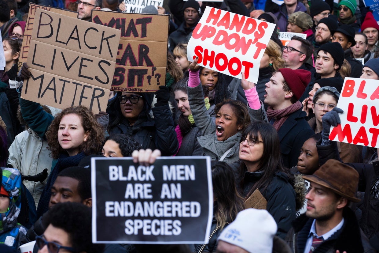 "Enough is enough": Tens of thousands march to protest police violence ...