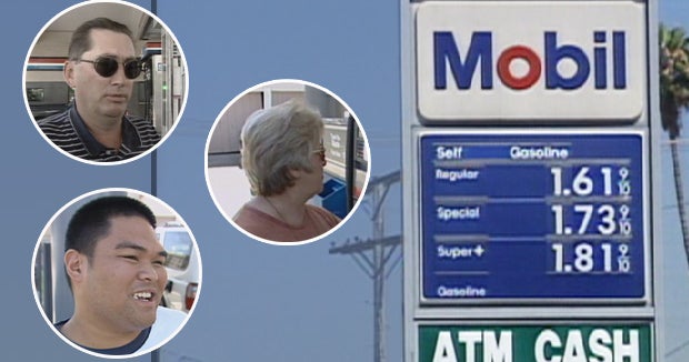 Flashback: Watch people react to gas prices 14 years ago - CBS News