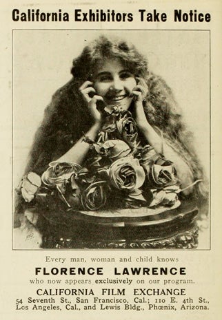 Florence Lawrence, the first movie star