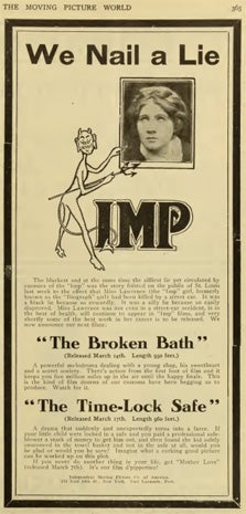 Florence Lawrence, the first movie star