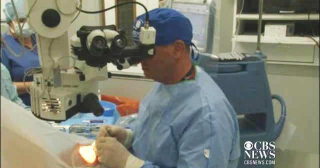 Eye lens implant restores vision - CBS News