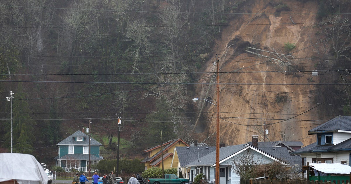 Heavy rain in Washington triggers landslides, evacuations - CBS News