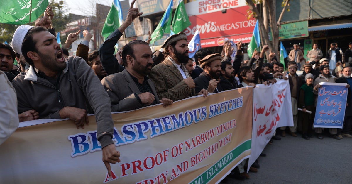 Pakistan sees violent backlash over Charlie Hebdo Prophet Muhammad ...