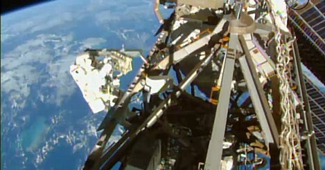 Third successful spacewalk after water leak concern - CBS News