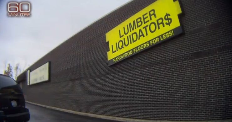 Lumber Liquidators shares slide after "60 Minutes" report - CBS News