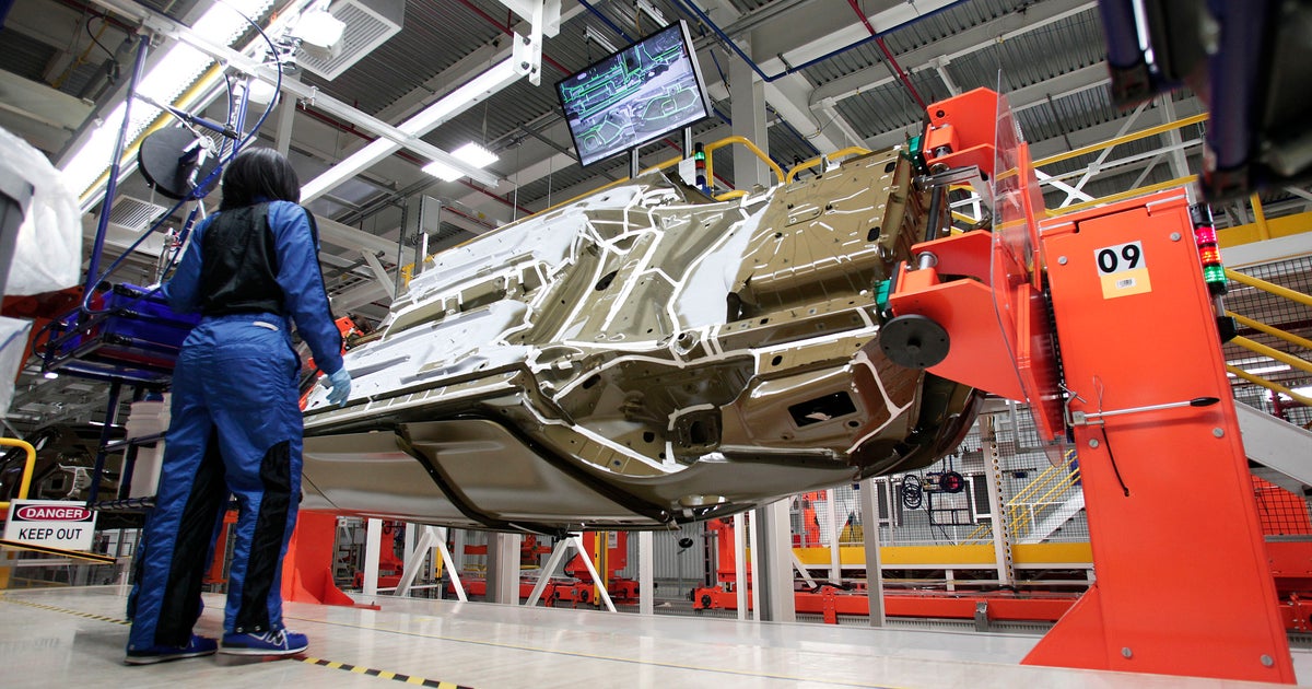 U.S. factory orders fall as military spending plunges - CBS News