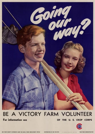 Propaganda art for WWII Victory Gardens