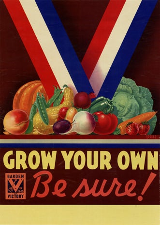Propaganda art for WWII Victory Gardens