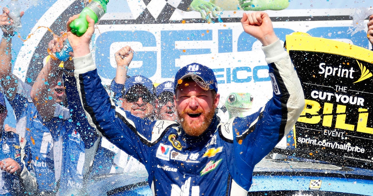 NASCAR's Dale Earnhardt Jr. earns first Talladega win since 2004 - CBS News