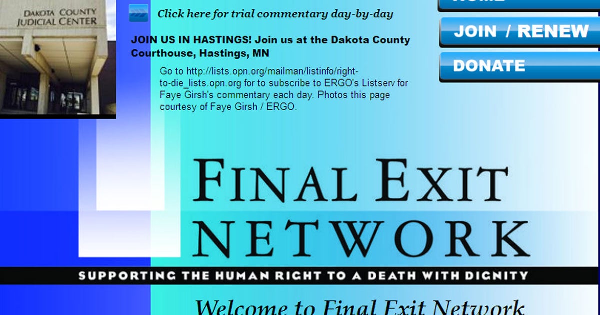 Right-to-die group Final Exit Network convicted of assisting Minnesota ...