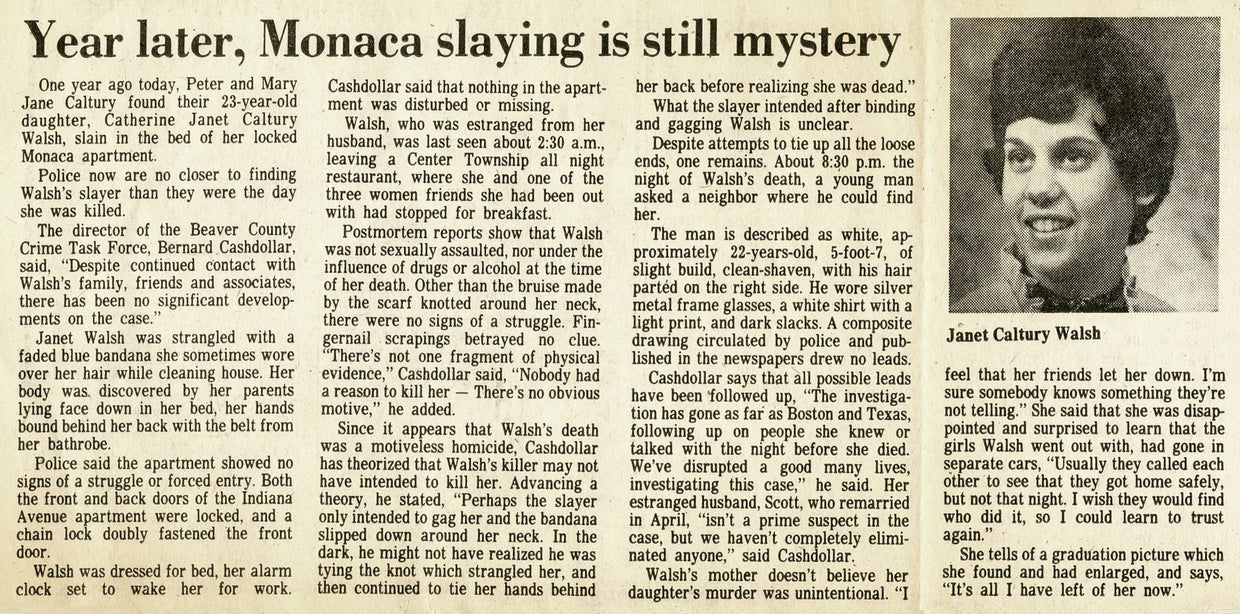 Janet Walsh murder: Crime scene and suspects