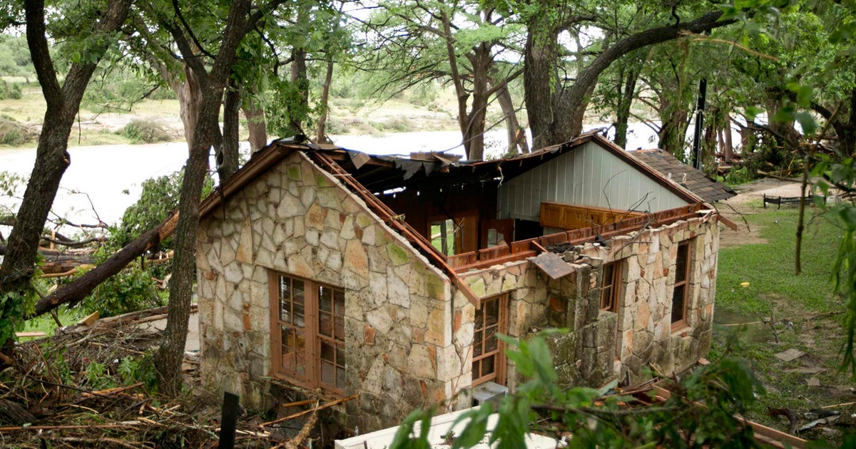 Hundreds of homes washed away by deadly Texas flooding - CBS News
