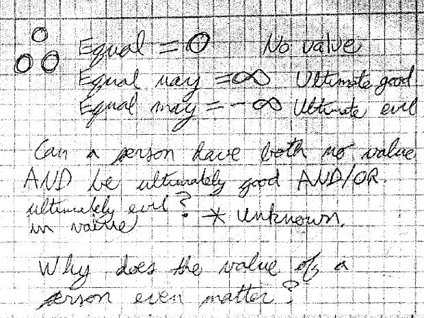 Notebook of Colorado theater shooter James Holmes shows bizarre thoughts