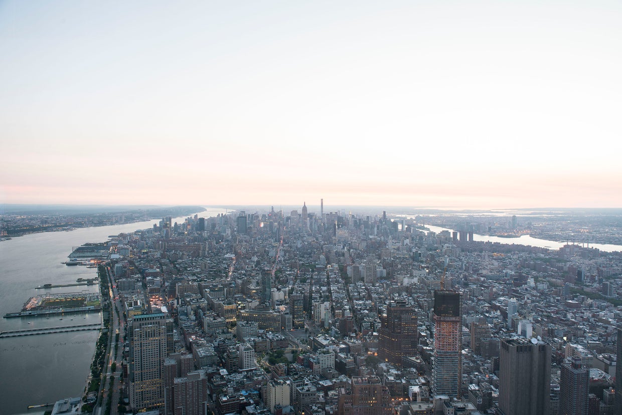 Breathtaking views from One World Observatory