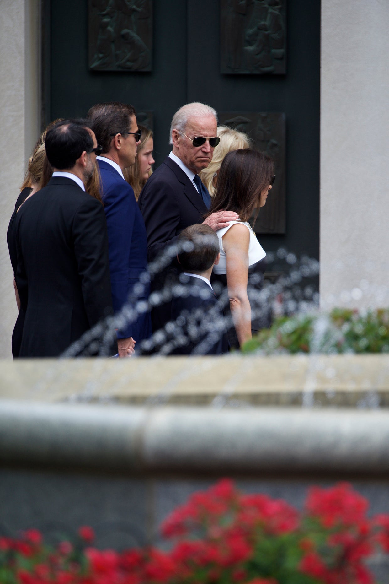 The vice president's eldest son, Beau Biden, eulogized at funeral