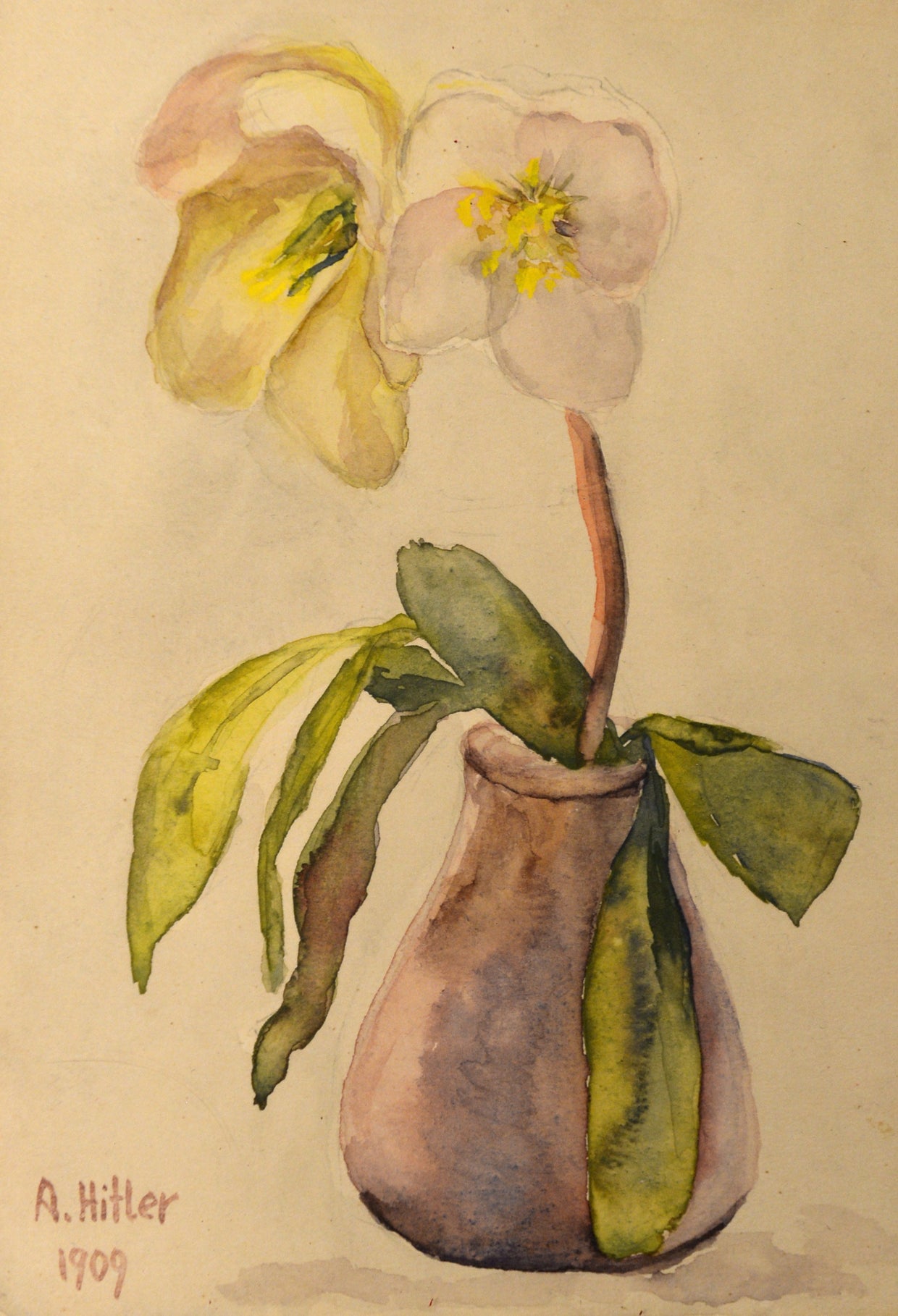 Nazi leader Adolf Hitler's art sell for nearly $450,000 at auction in ...