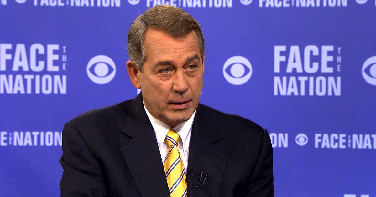 Boehner: I'd applaud Obama for leaving Iran talks - CBS News