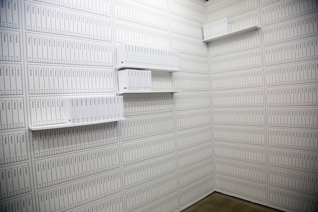 This is what it looks like when you print out Wikipedia - CBS News