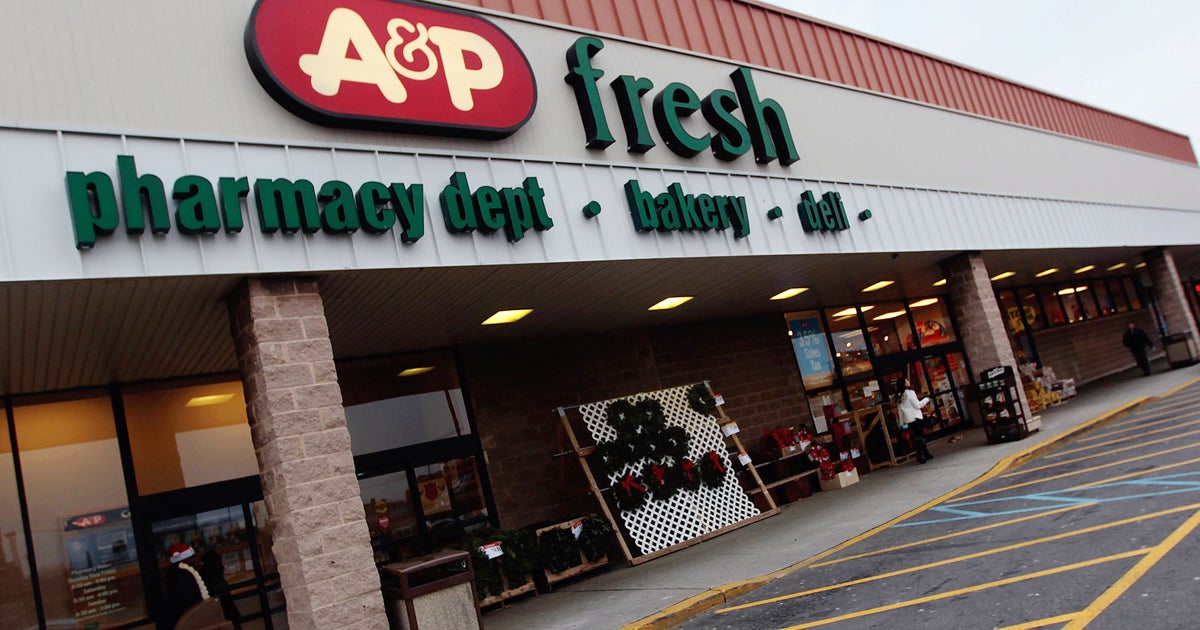 A&P files for bankruptcy, again - CBS News
