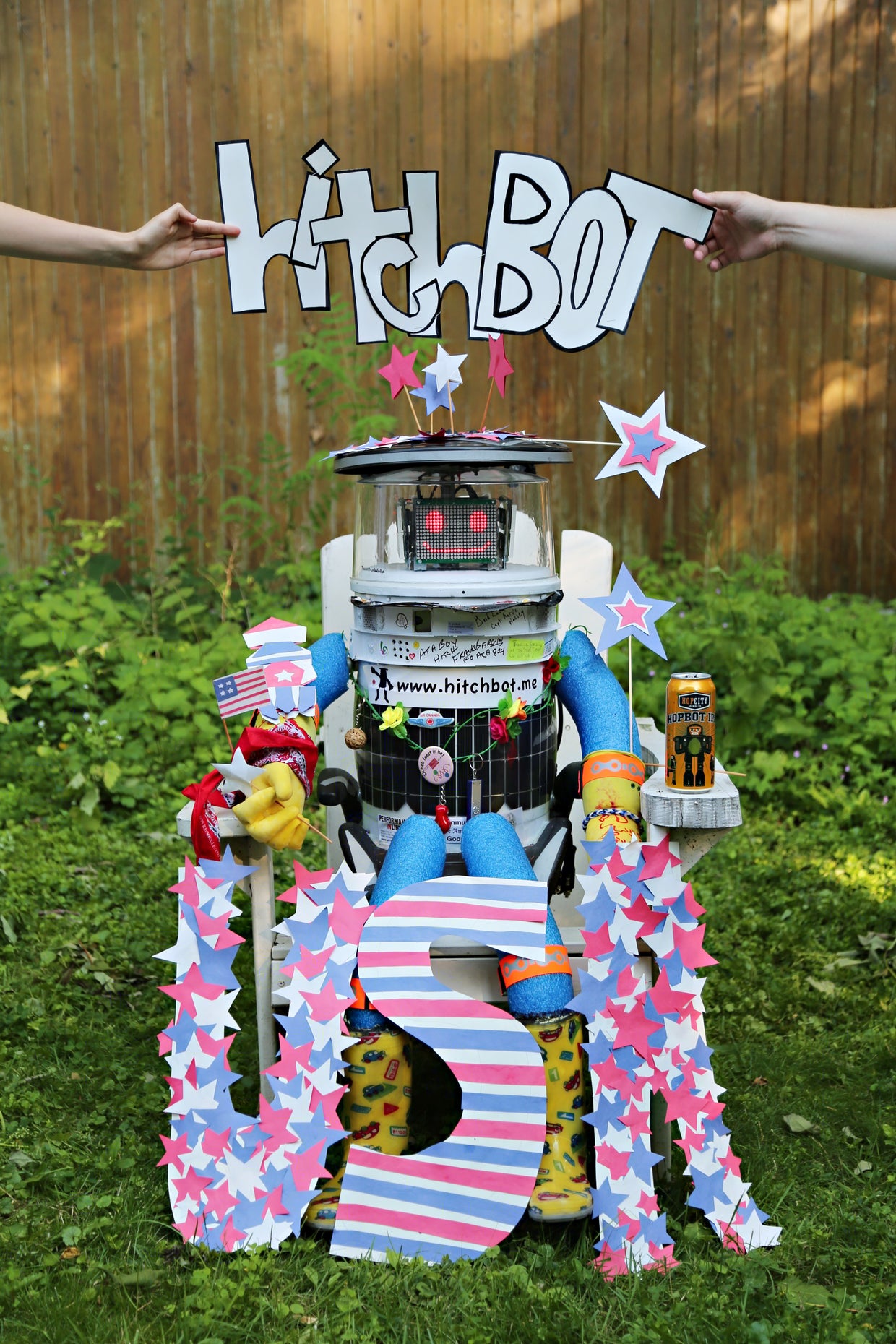 Life and times of the hitchhiking robot before his untimely demise