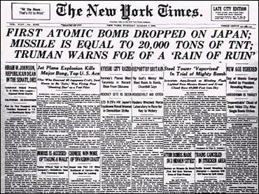 A look back: The atomic bombings of Hiroshima and Nagasaki