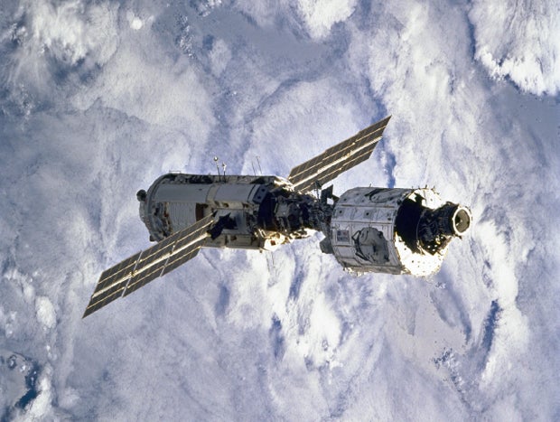 International Space Station background - CBS News