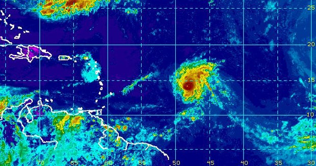 Hurricane Danny strengthens into Category 3 storm - CBS News