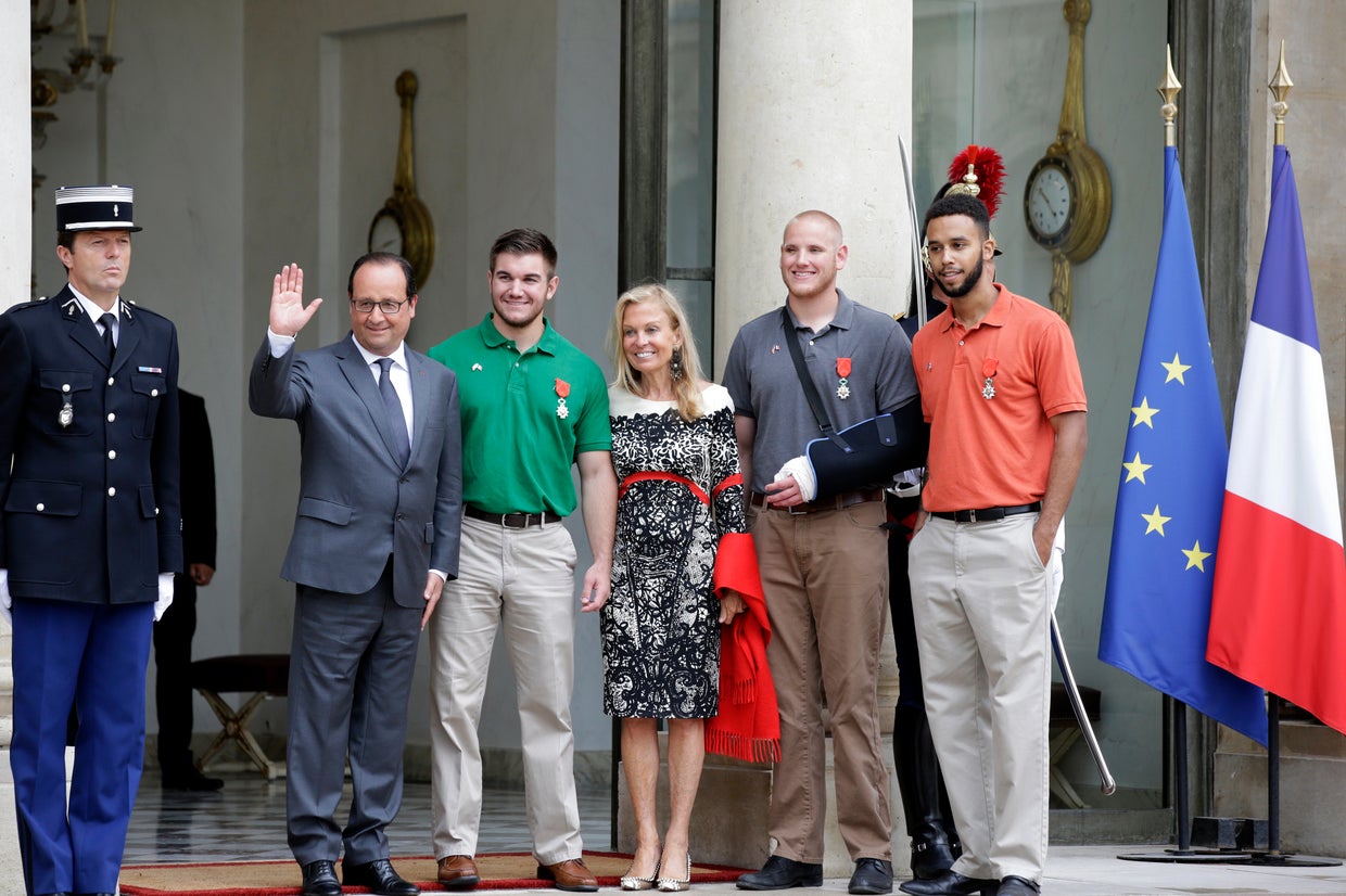 Obama thanks train attack heroes