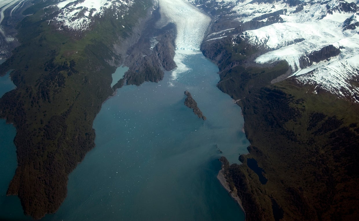 Melting glaciers of Alaska