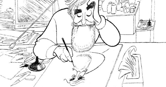 The caricatures of Al Hirschfeld