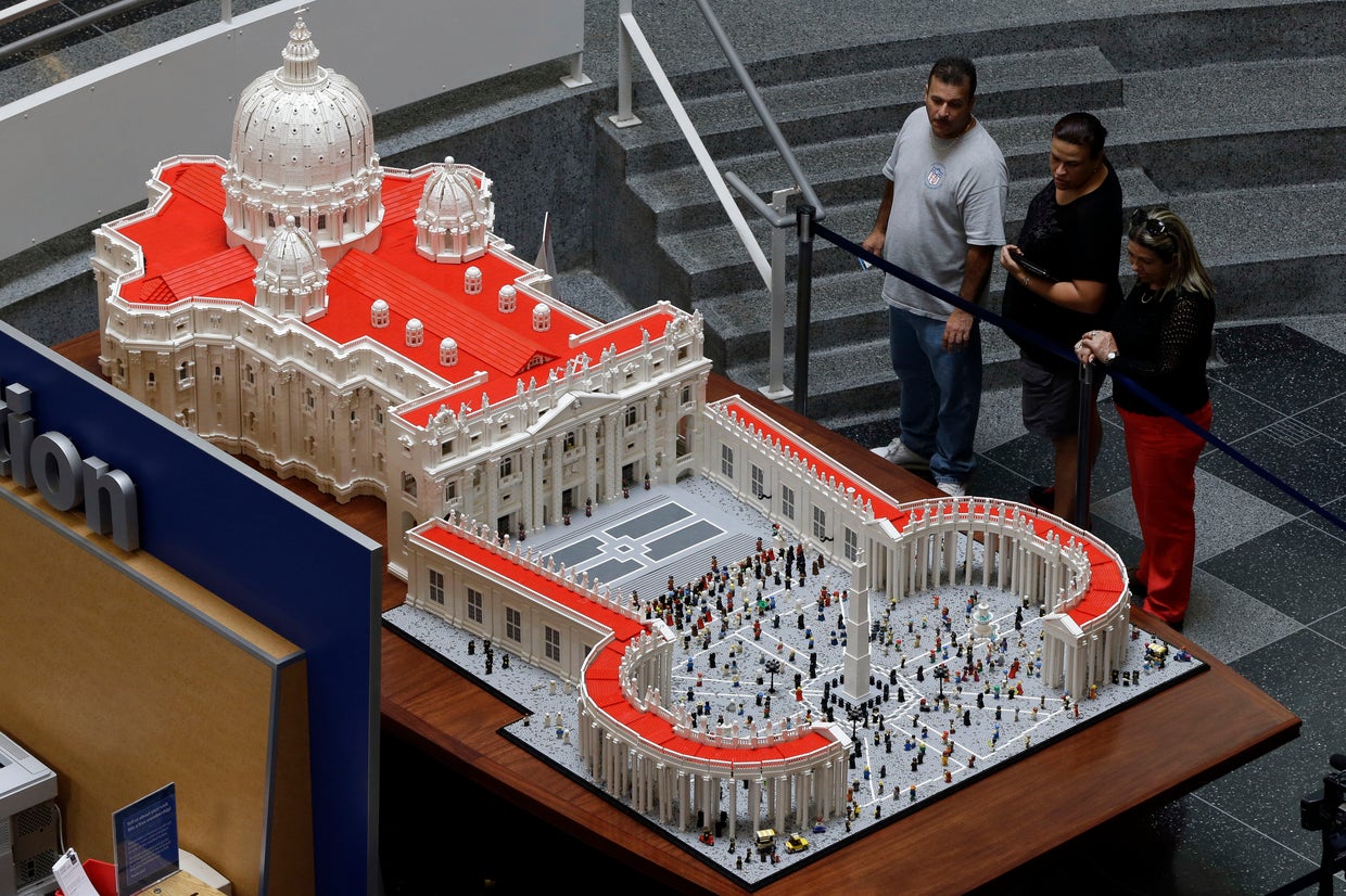 Priest uses Legos to build Vatican replica