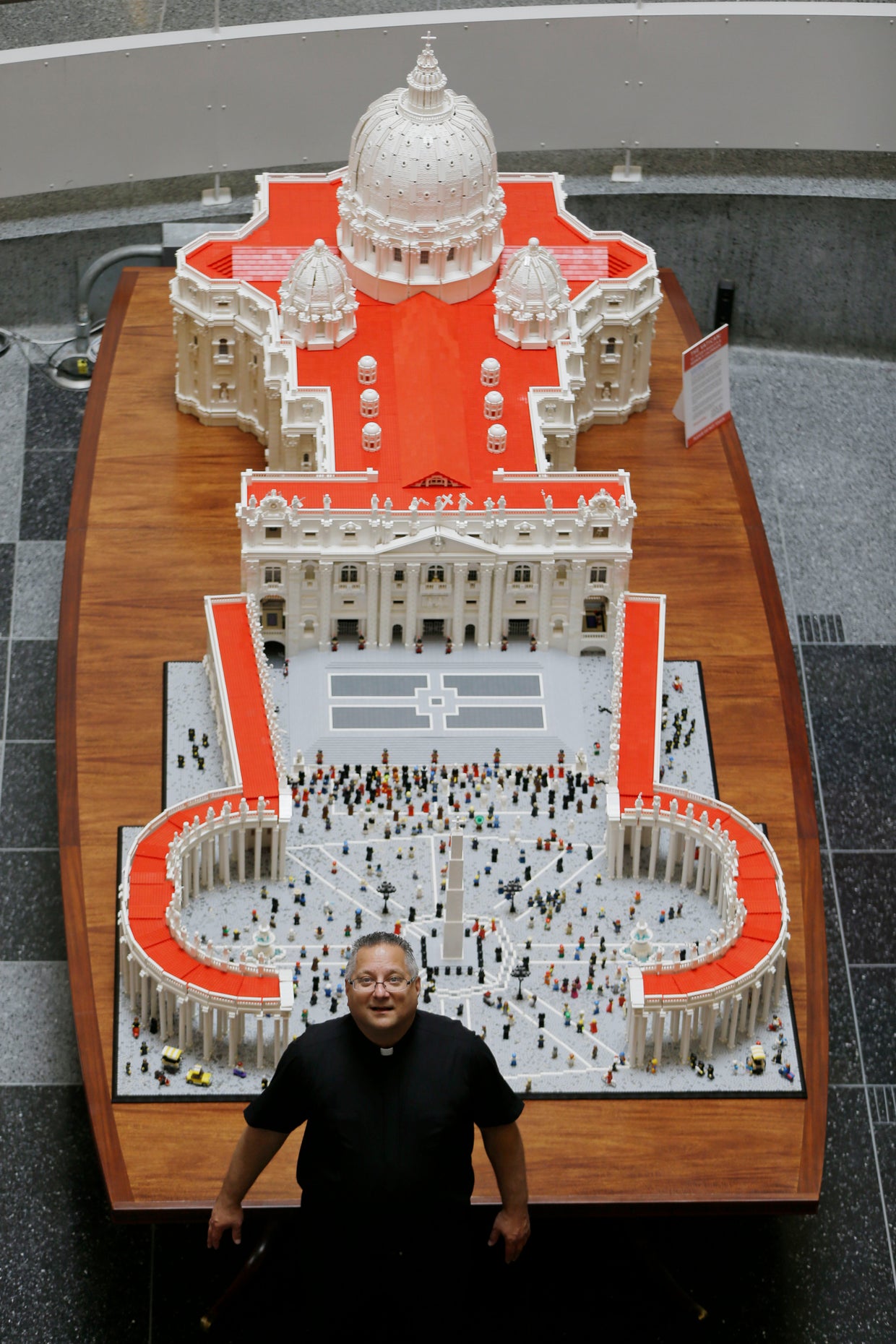 Priest uses Legos to build Vatican replica