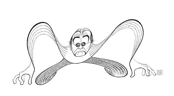 The caricatures of Al Hirschfeld