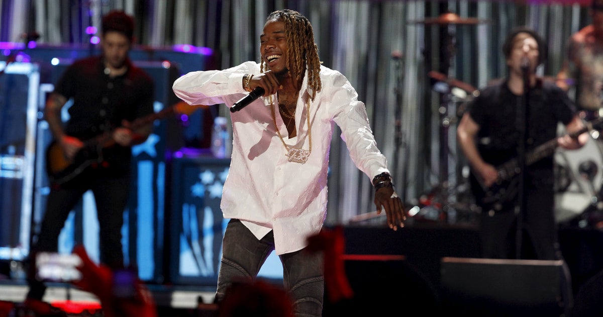 Fetty Wap checks in after motorcycle accident - CBS News