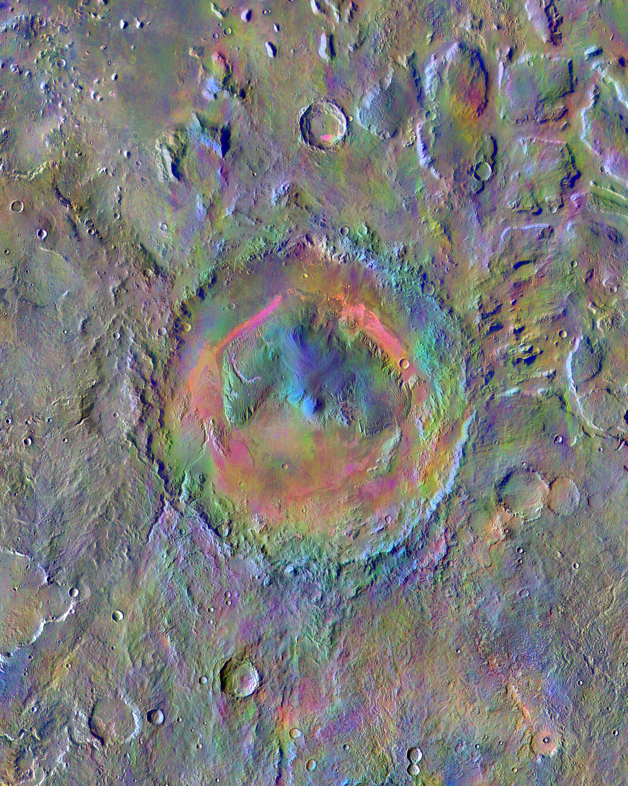 Gorgeous abstract Martian landscapes