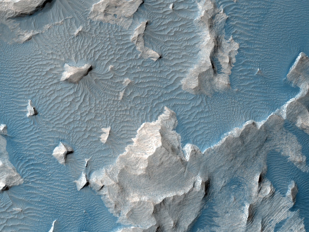 Gorgeous abstract Martian landscapes