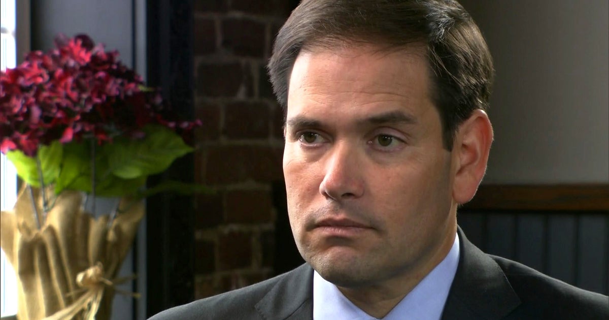 Marco Rubio: House GOP not having a "meltdown" - CBS News