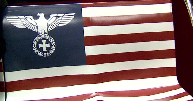 Nazi designs being removed from New York City subway train - CBS News
