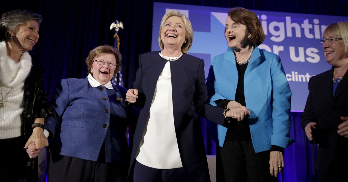 All the Democratic women senators rally for Clinton -- except Warren ...