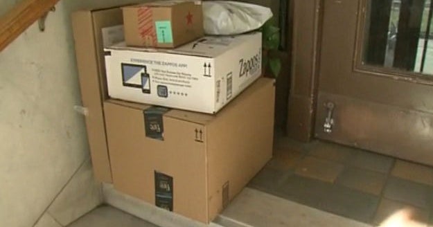 Utah community leaves fake packages on porches to fool thieves - CBS News