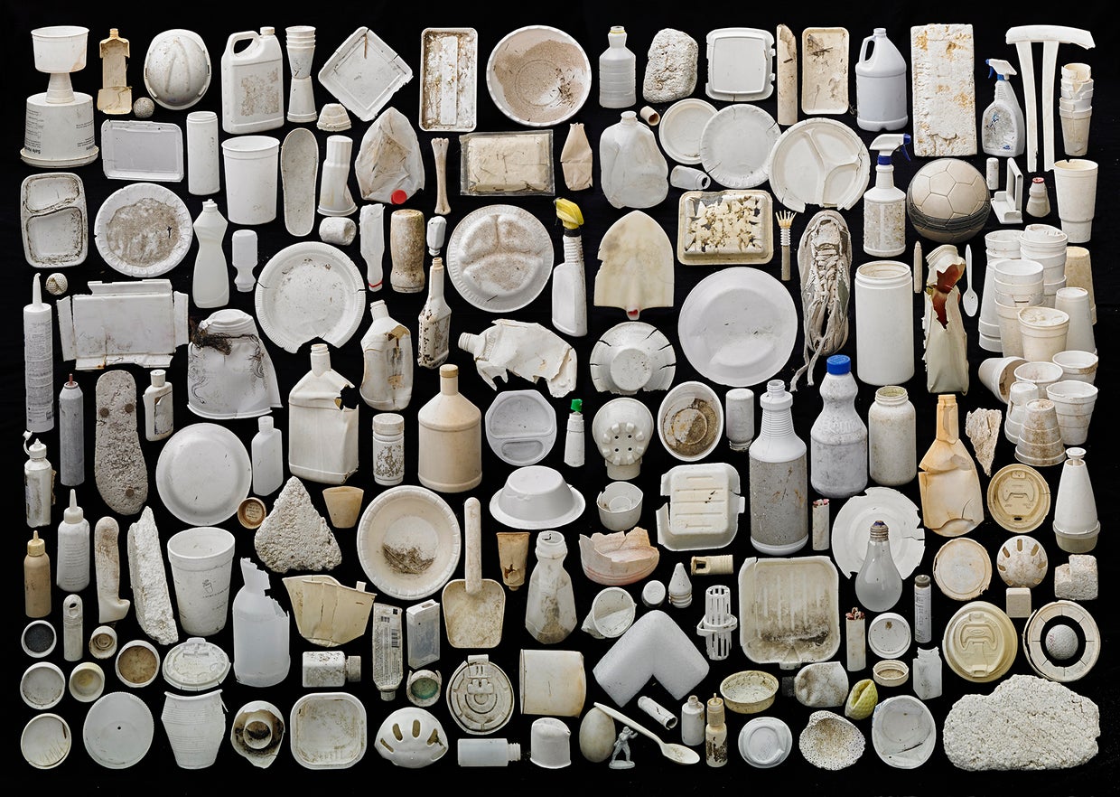 "Found in Nature": The language of trash - photography by Barry Rosenthal