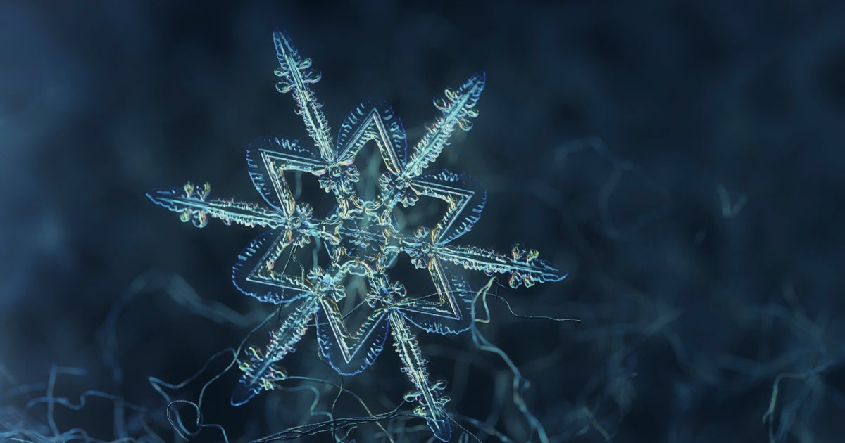 Video shows how snowflakes form - CBS News
