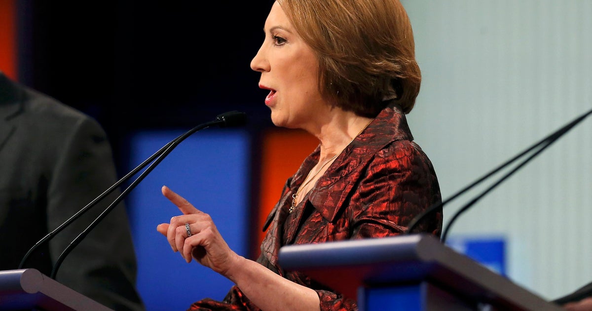 Carly Fiorina Demands A Spot In Saturday Gop Debate Cbs News