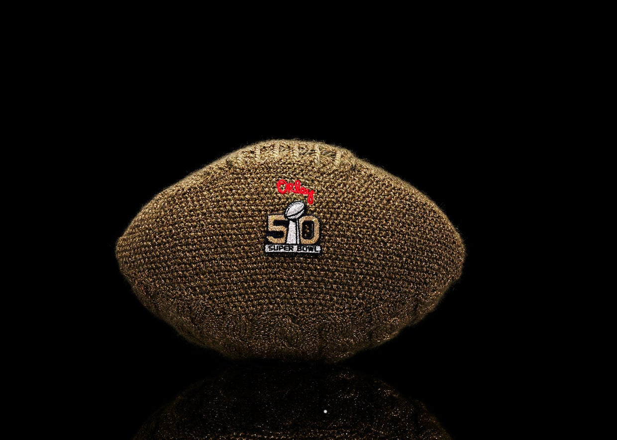 50 glam designer footballs for Super Bowl 50