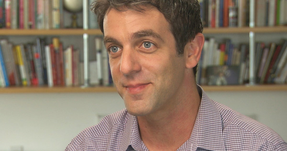 B.J. Novak on the comical voices in his head - CBS News