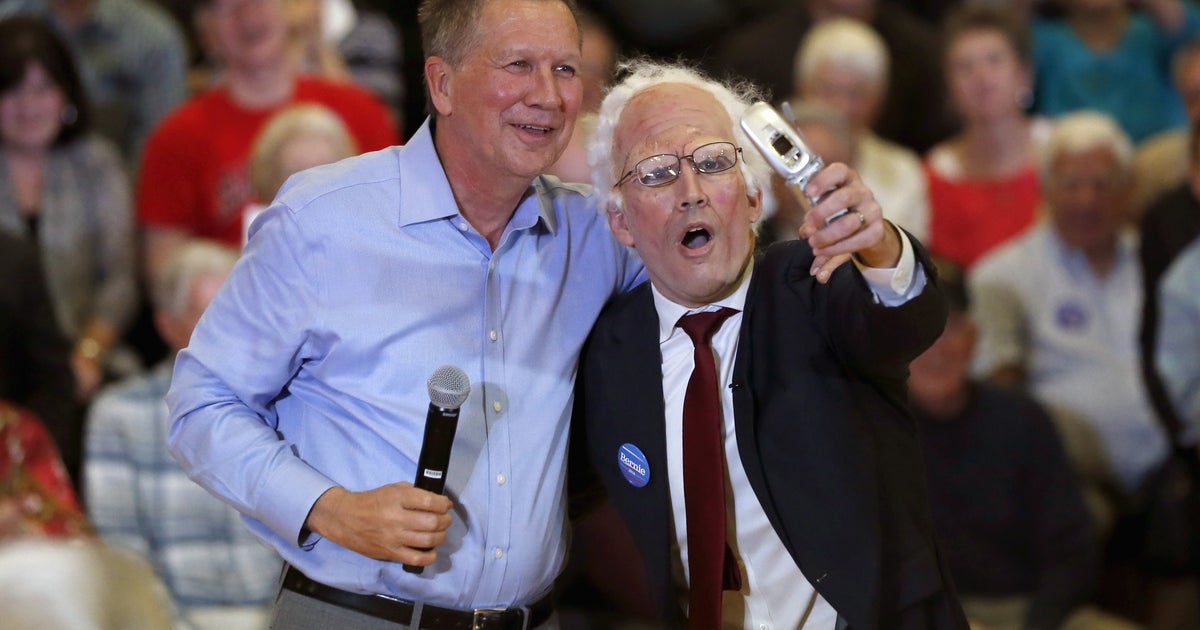 Bernie Sanders impersonator thanks John Kasich for staying classy - CBS ...