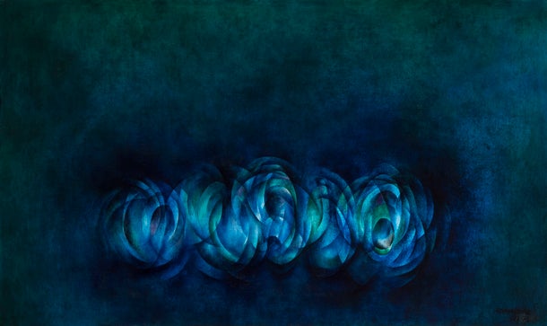 Abstract artist Norman Lewis