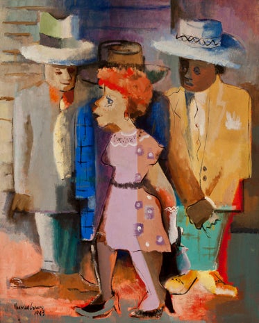 Abstract artist Norman Lewis