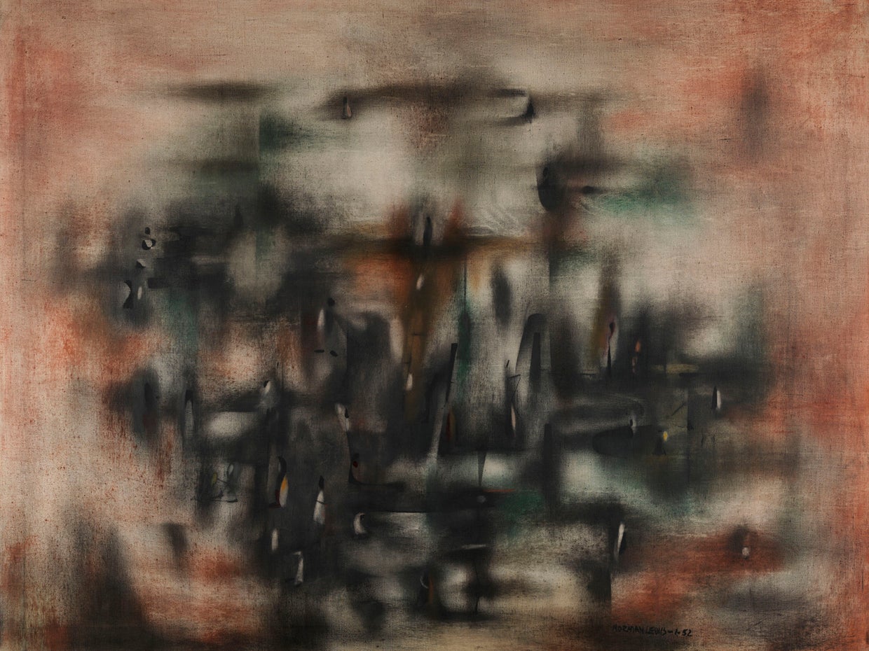 Abstract artist Norman Lewis