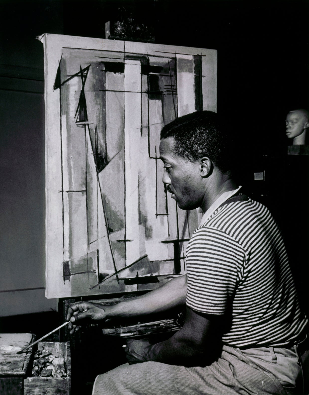 Abstract artist Norman Lewis